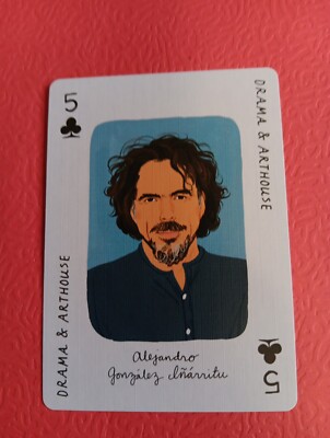 Alejandro Gonzalez Inarritu Playing Card Five Of Clubs Drama & Arthouse ...