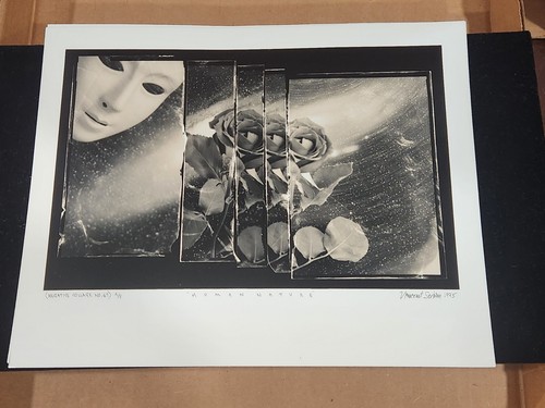 VINCENT SERBIN NEW YORK 1995 NEGATIVE COLLAGE #67 BLACK & WHITE ...