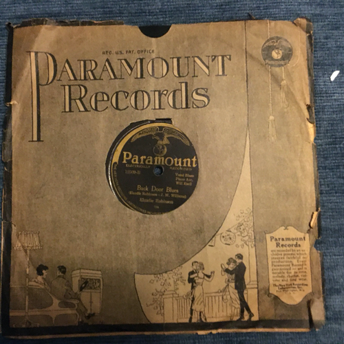 Elzadie Robinson 78 RPM Paramount 12509;Whiskey Blues. + Paramount 78 ...