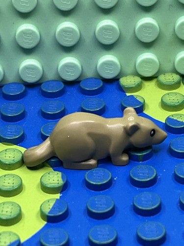 Lego Minifigure Animal Land Dark Tan Rat Mouse | eBay