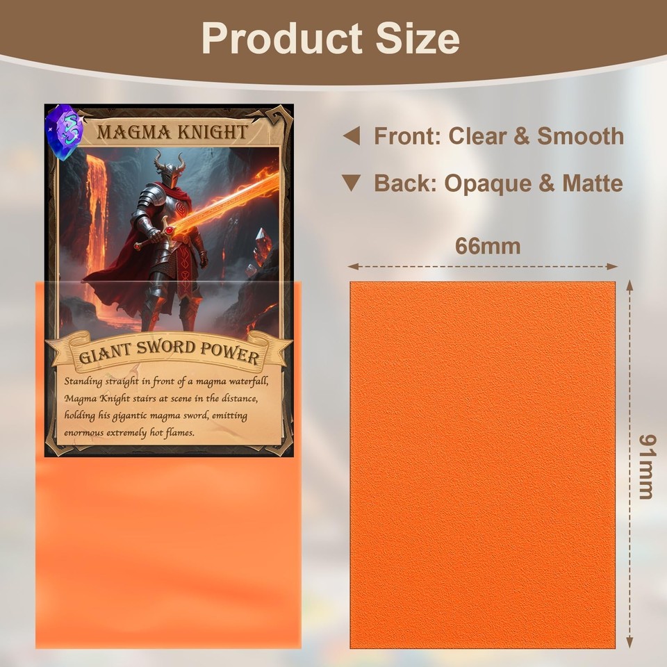 1200ct MTG Card Sleeves, Matte Trading Card Sleeves, Textured Back ...