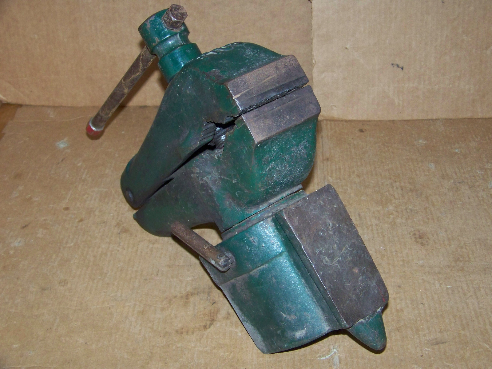 Vintage COLE TOOL MFG Blacksmith Vise No 11 Anvil Forge Swivel Base ...