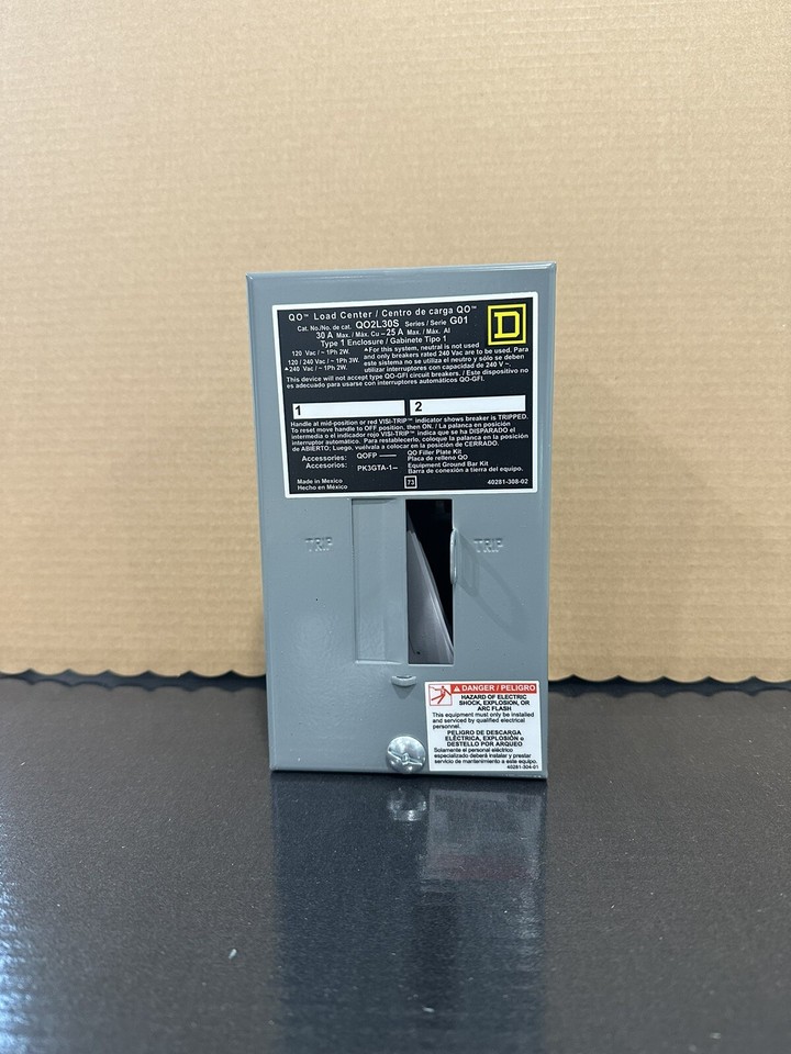 Square D QO2L30SCP Load Center 2-Space 2-Circuit 80432 Schneider | eBay