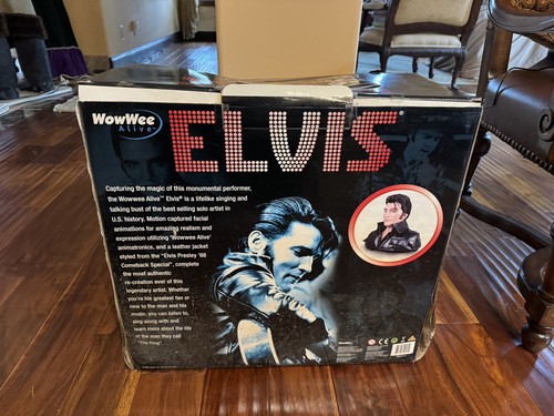 WowWee Alive ELVIS Presley Lifesize Robot Singing Talking Animatronic ...