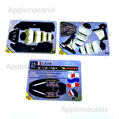 Pirates CSG of the Mysterious Islands 073 #73 L'Aube Rare Ship Cards ...