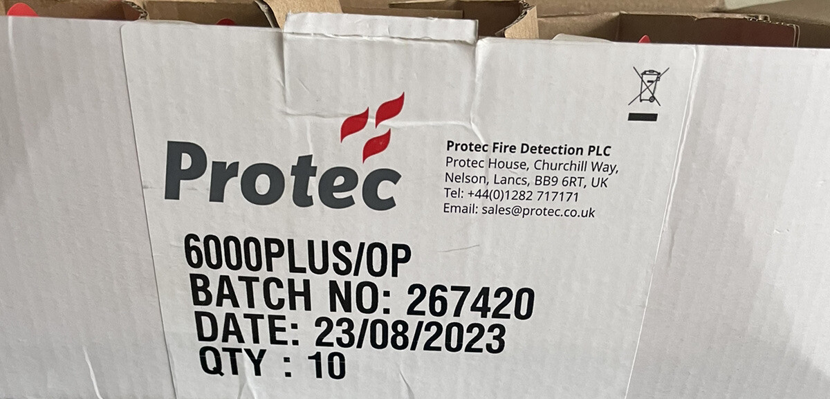 Pro-Tec 6000PLUS/OPHT Optical Heat Sensor with Sounder and LED Beacon ...