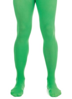 Adult Male Green Tights For Elf The Hulk Pumpkin Leprechaun Peter Pan ...