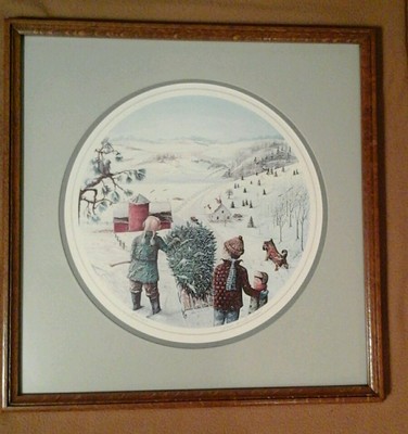 James Milton Smith SIGNED FRAMED PRINT - SLEDDING 495/750 | eBay