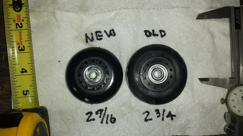 2 Original OEM Pelican 1510 / 1560 Black Replacement Wheels - Made by ...