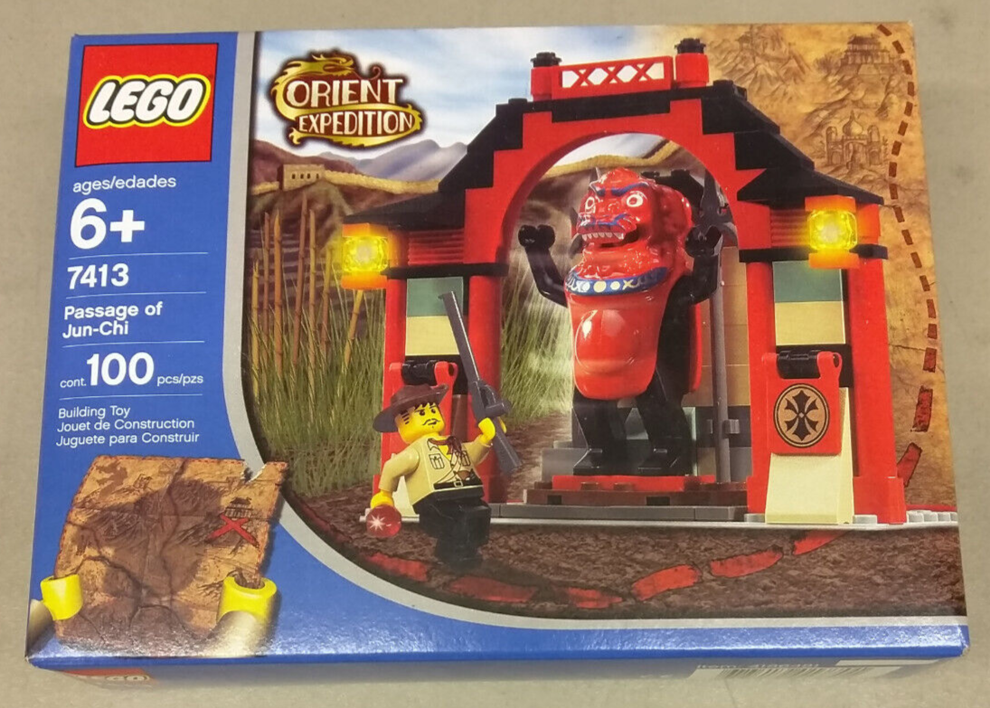 LEGO Adventurers 7413 Passage of Jun-Chi NEW! Orient Expedition Johnny ...