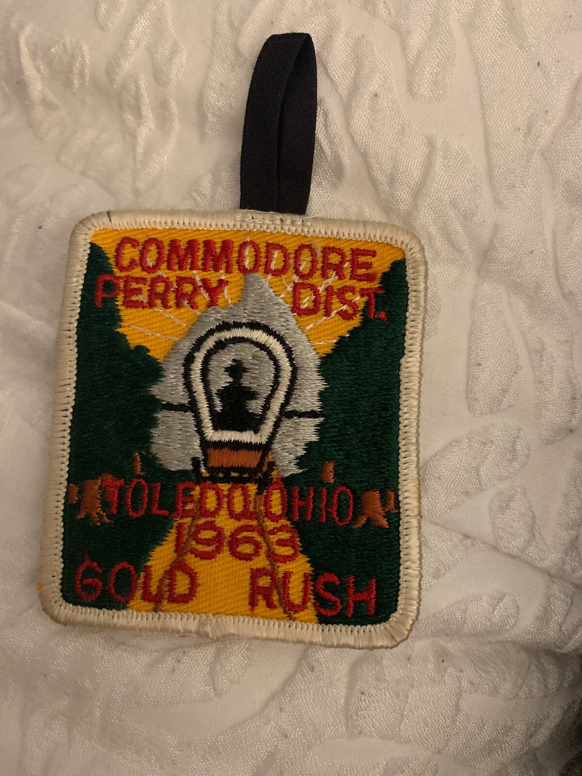 1963 Commodore Perry Dist Patch Toledo Ohio Gold Rush BSA | eBay