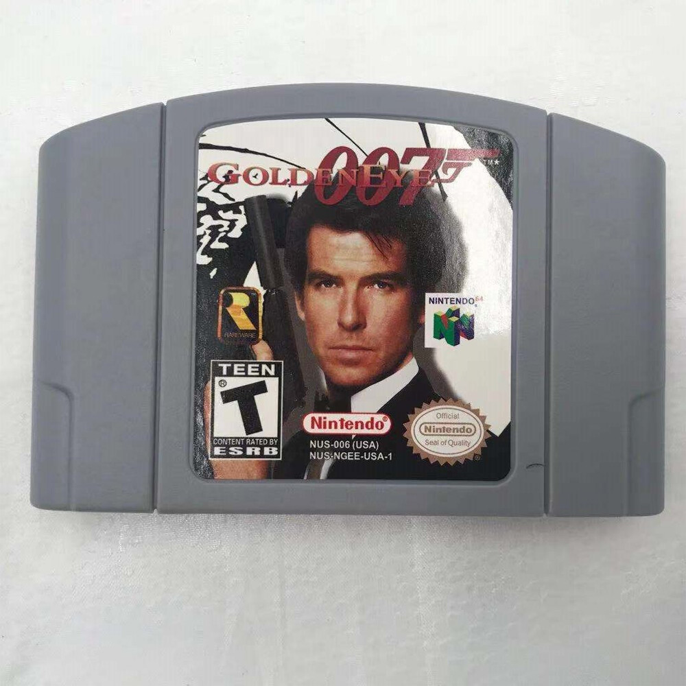 Goldeneye 007 Games Cartridge Card Nintendo 64 Console US NTSC Version ...