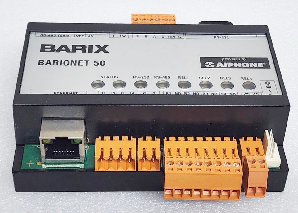 Aiphone Barix RY-IP44 Barionet 50 Intercom Input/Output Network Relay ...