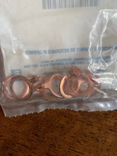 NOS COPPER WASHER KIT FORD OEM W302474 - Pack of 4 | eBay