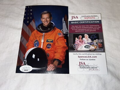 Christopher Ferguson Signed 4x6 Photo NASA Astronaut Legend JSA Auth | eBay