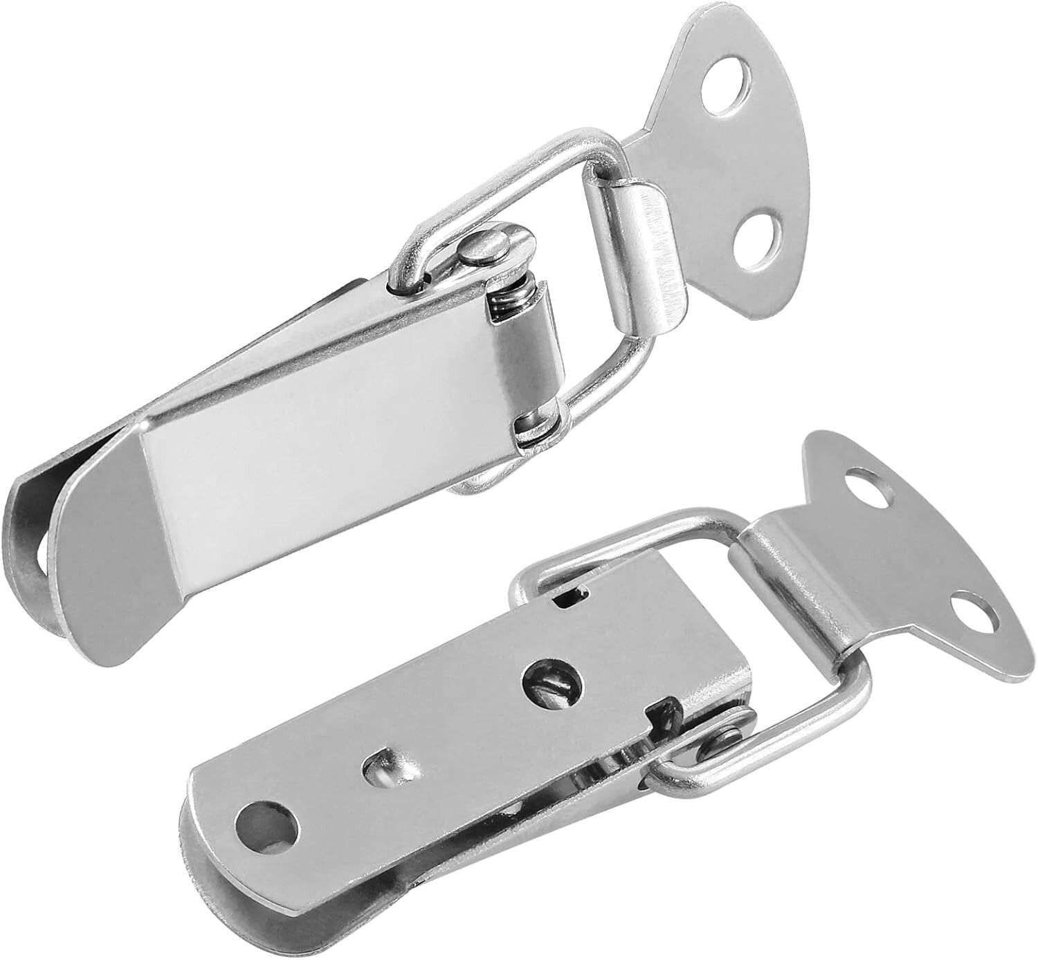 8Pk Stainless Steel Spring Loaded Buckle Latch Toggle Hasp Lock for ...