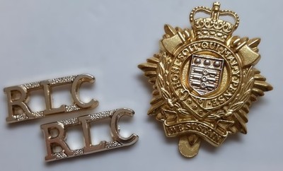 RLC Insignia Set British Army Shoulder Titles & Hat Badge Royal Logistics Corps | eBay Australia
