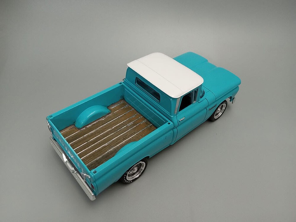 AMT 1/25 1960 Chevy Apache Pickup Plastic Model Kit AMT1444M | eBay