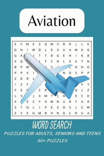 Aviation Word Search Puzzle Book: Word Searches with Easy-to-Read Print ...