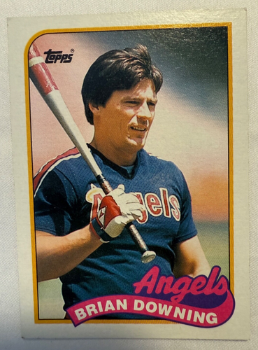 1989 Topps - Brian Downing #17 DH-OF Angels | eBay