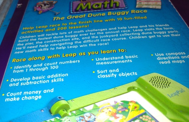 LeapFrog LeapPad Leap 2 Math The Great Dune Buggy Race Book and ...
