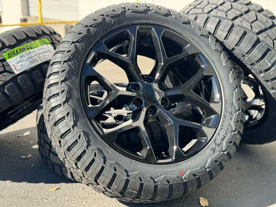 2026 Wheels Rims 285/50r22 Tires 22" GMC Sierra Yukon Chevy Silverado ...