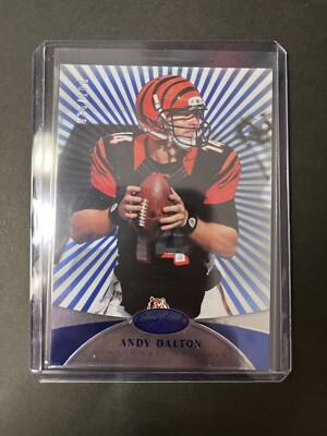 Andy Dalton 2013 Certified Platinum Blue Parallel Card #6 Bengals /100 ...