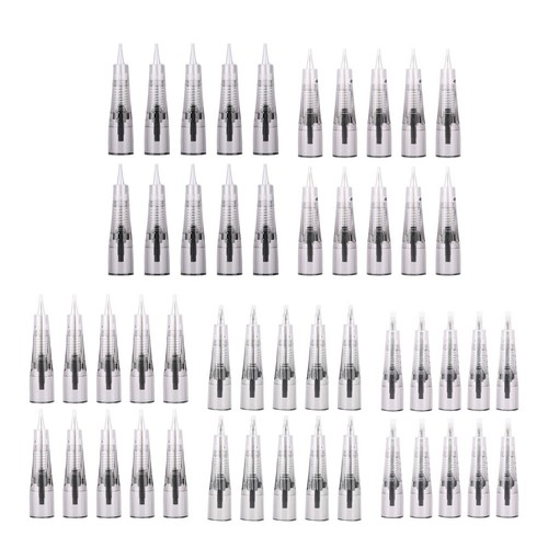 10Pcs Makeup Microblading Needles Anaesthetic Eyebrow Lip Tattoo Needle ...