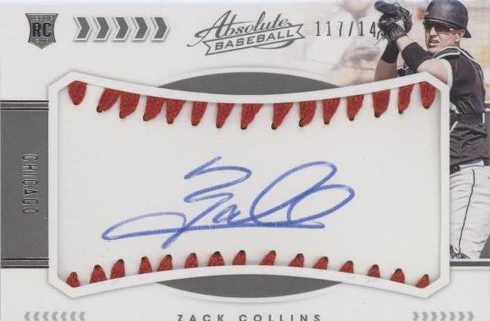 2020 Panini Absolute - Rookie Baseball Material Signatures Zack Collins ...