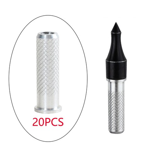 20Pcs Arrow Point Inserts Field Points Bolt 6.2mm Screw Universal ...