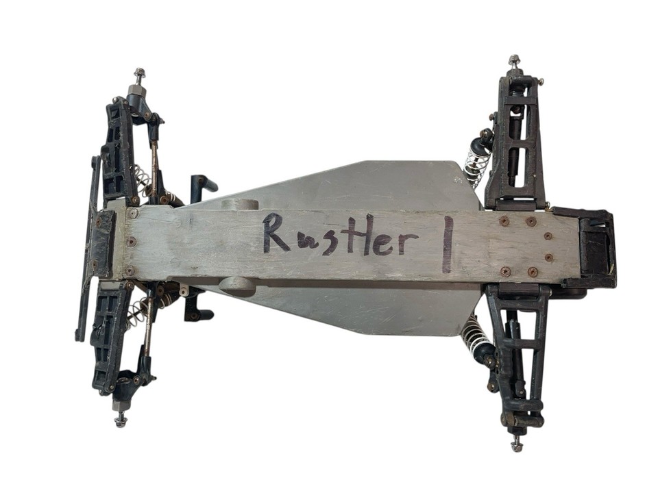 Traxxas Rustler Vxl 2wd Roller Slider Chassis 1/10 Rc Truck *No ...