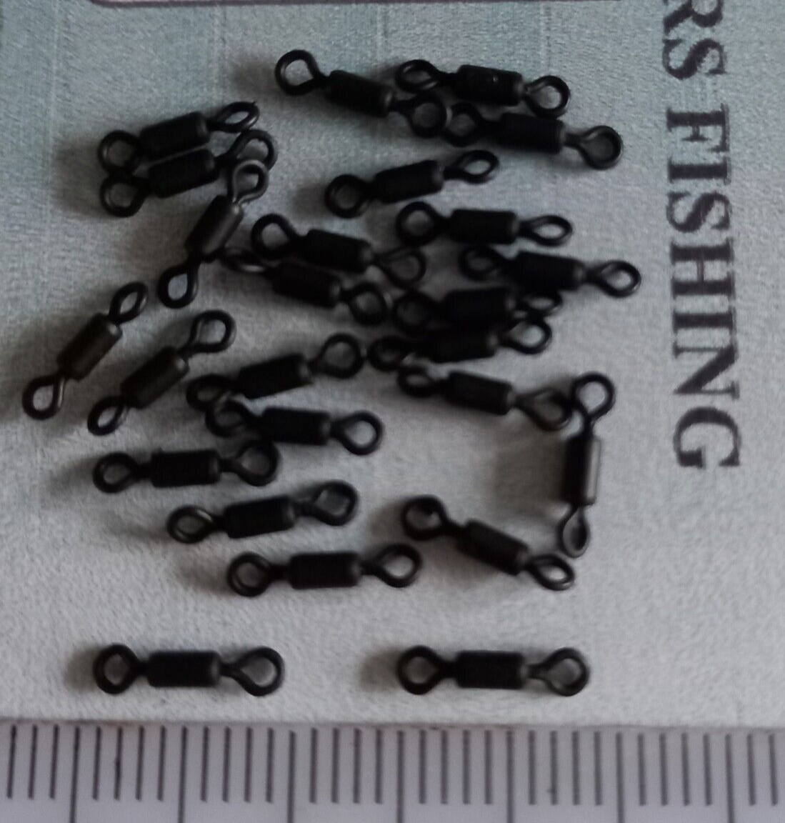 Mini Rolling Swivels, Matt black, Teflon coated, Anti glare x50 per ...