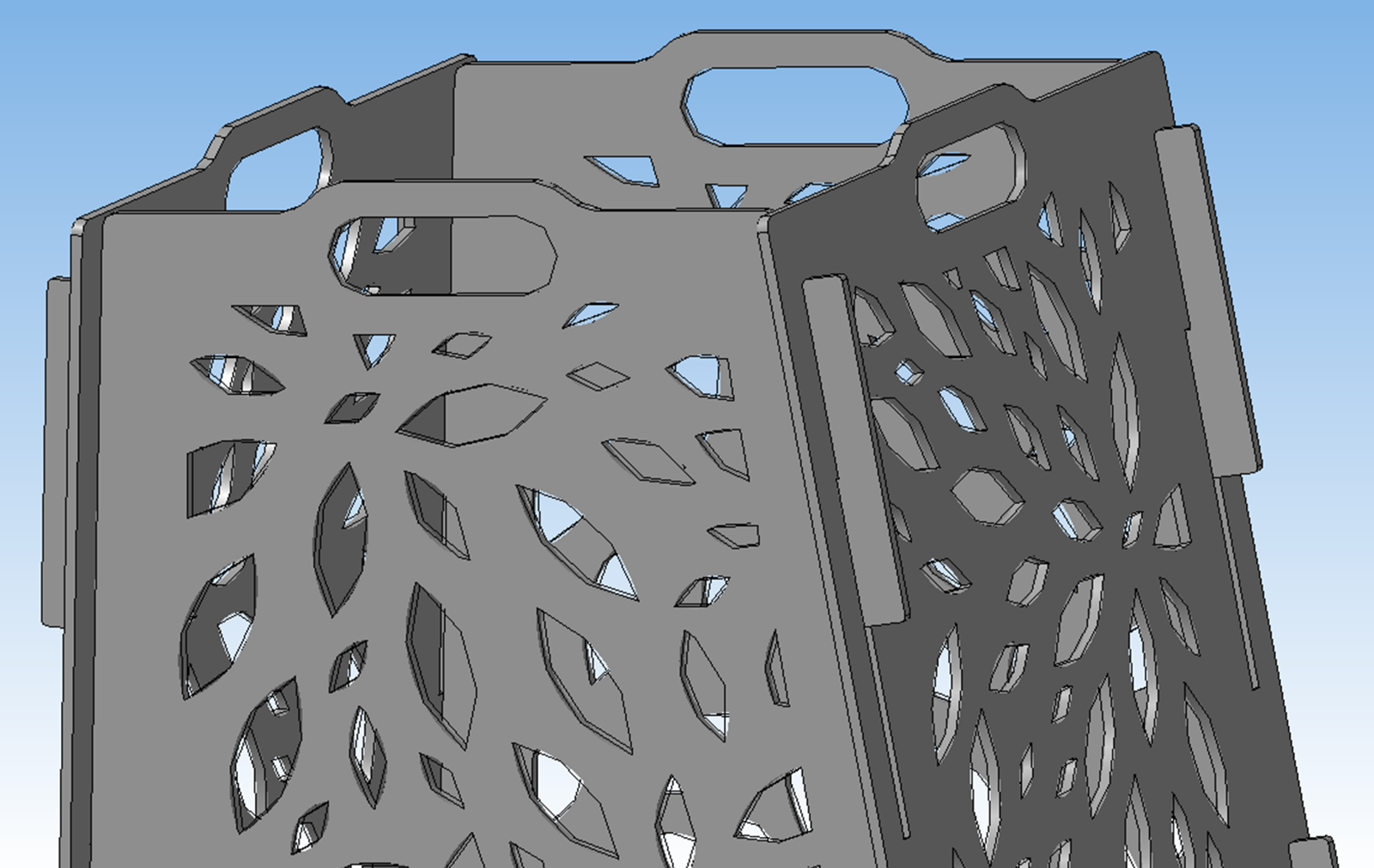 Vertical fire pit. Garden decoration. Leaves. DXF files for plasma ...