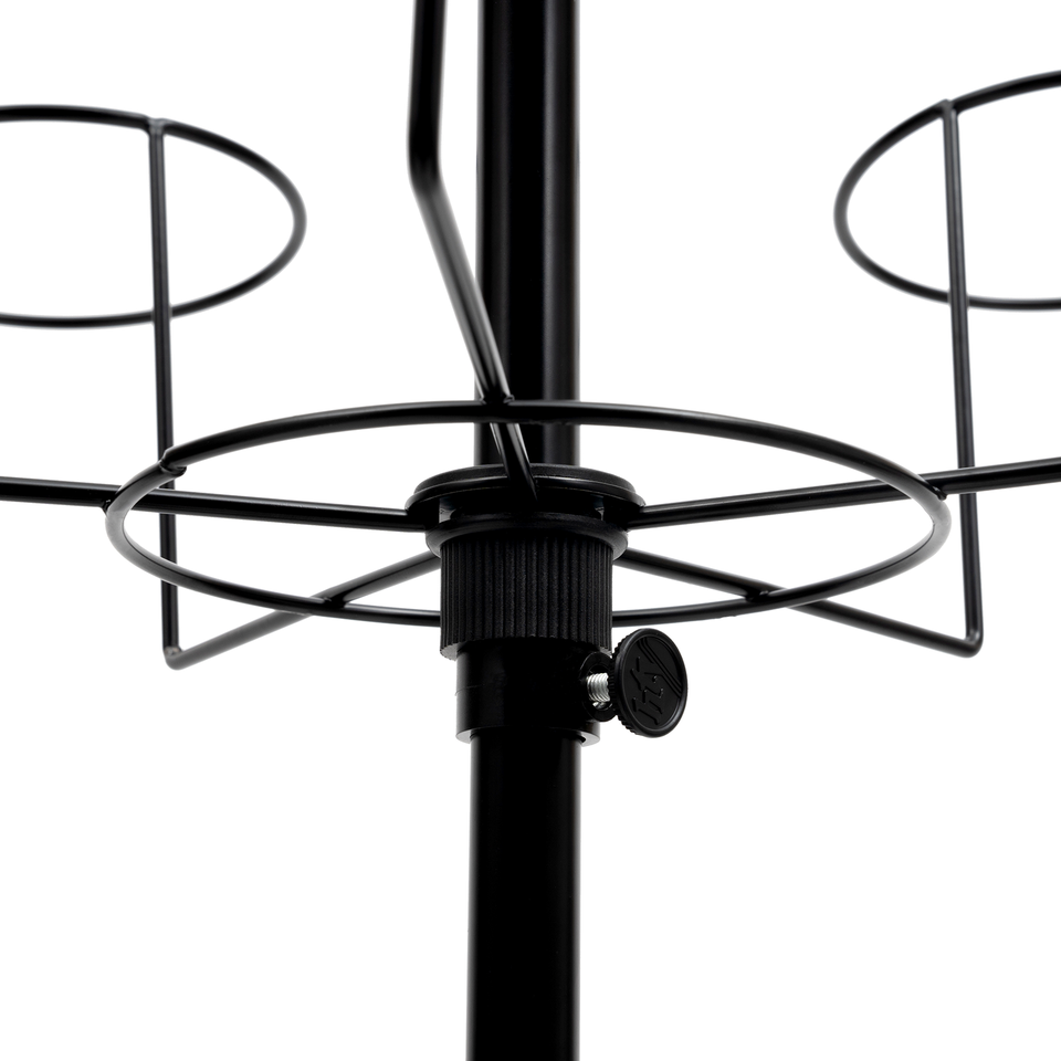 7-Tier Rotating Hat Display Rack Cowboy Baseball Hat RACK Stand 35 Hats ...