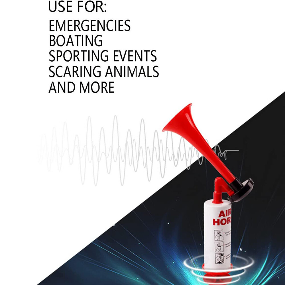 Hand Held Air Horn Car Football Sporting Events Air Pump Horn Loud ...