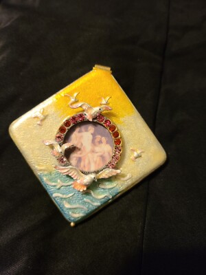 Brand New RUCINNI Swarovski Crystal Compact Mirror with Frame | eBay