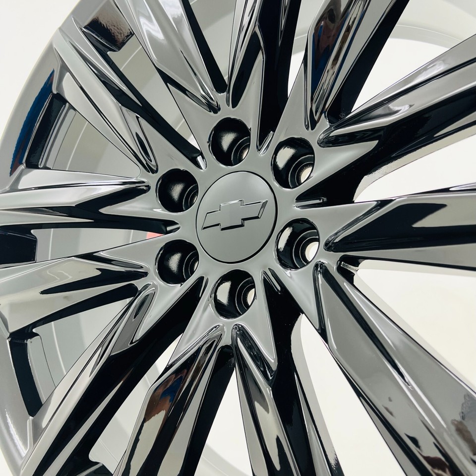 2024 Black Chevy Silverado Tahoe Suburban Wheels Rims RST GMC Sierra ...