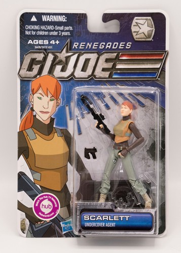 GI JOE Renegades Scarlett Undercover Agent Action Figure Hasbro 2011 ...