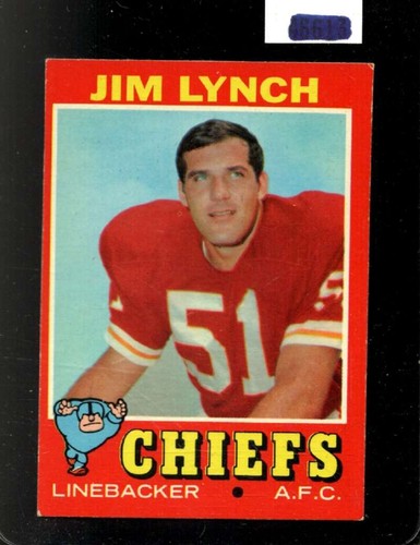 1971 TOPPS #232 JIM LYNCH VGEX CHIEFS *X54470 | eBay