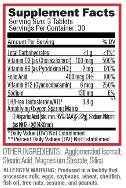 EXTREME TESTOSTERONE BOOSTER & Pump Accelerator: Purus Labs D-POL 90 ...