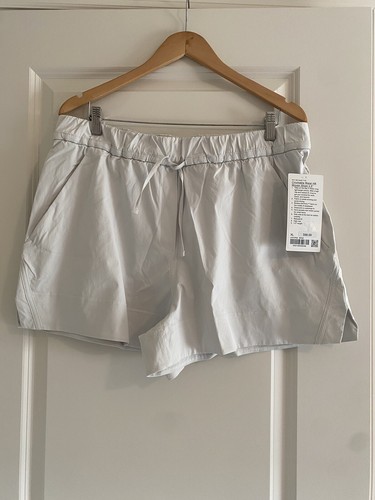 Lululemon Cinchable Waist High-Rise Woven Short 3.5" Size XL BONE New ...