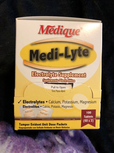 Medique Medi-Lyte Electrolyte Tablet - 100 Count for sale online | eBay