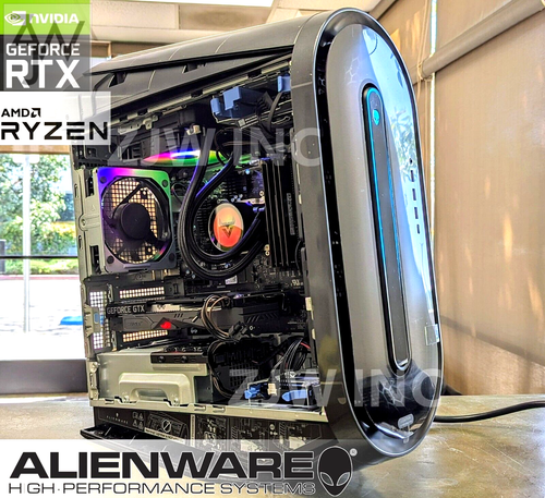 Alienware Aurora R14 Liquid Cooled R7-5800X RTX2070 64GB RAM 2TB SSD ...