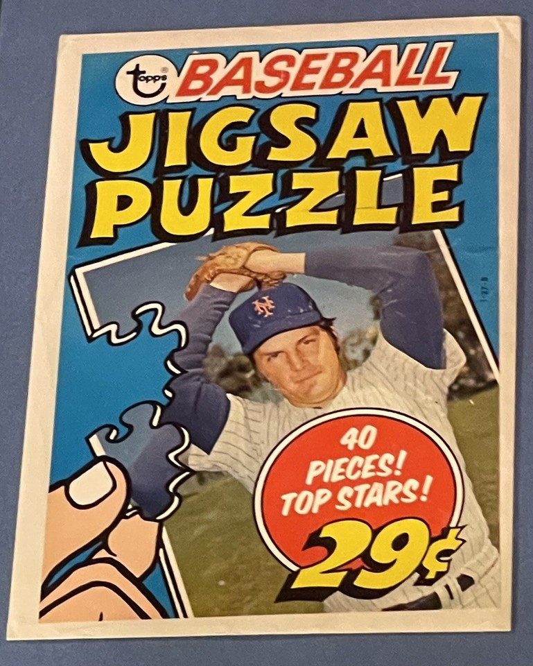 1974 Topps TEST Issue Jigsaw Puzzle Nolan Ryan Angels Great Condition w ...