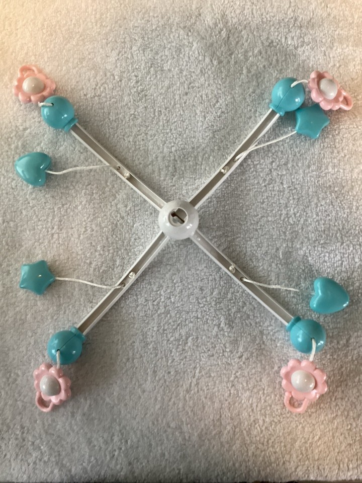 New Tudou Baby Crib Toy Mobile Musical Lights RC Remote Control Open ...