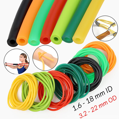 1.6mm-18mm Natural Elastic Latex Rubber Band Tube For Hunting Slingshot ...