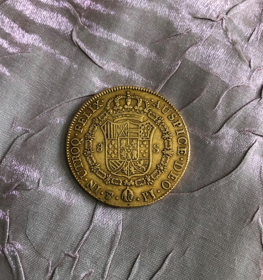 Gold Coin Carol IIII Potosi 8S - 1805 Year | eBay