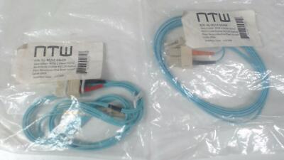Pack of 2: SC / LC 2 Meter Multimode Duplex 50/125 Fiber Cables | eBay