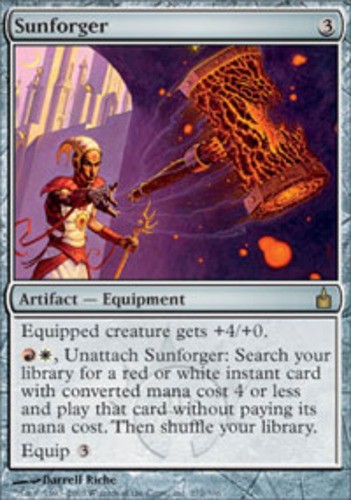 Moderatly Played, English - 1 x MTG Sunforger Ravnica: City of Guilds ...