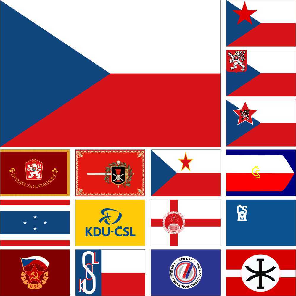 Czechia Flag October 28, Happy Czech Republic Independence Day Banner.